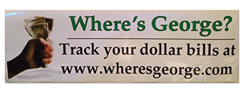 THE OFFICIAL WHERE'S GEORGE? BUMPER STICKER – Where's George? Rubber Stamps
